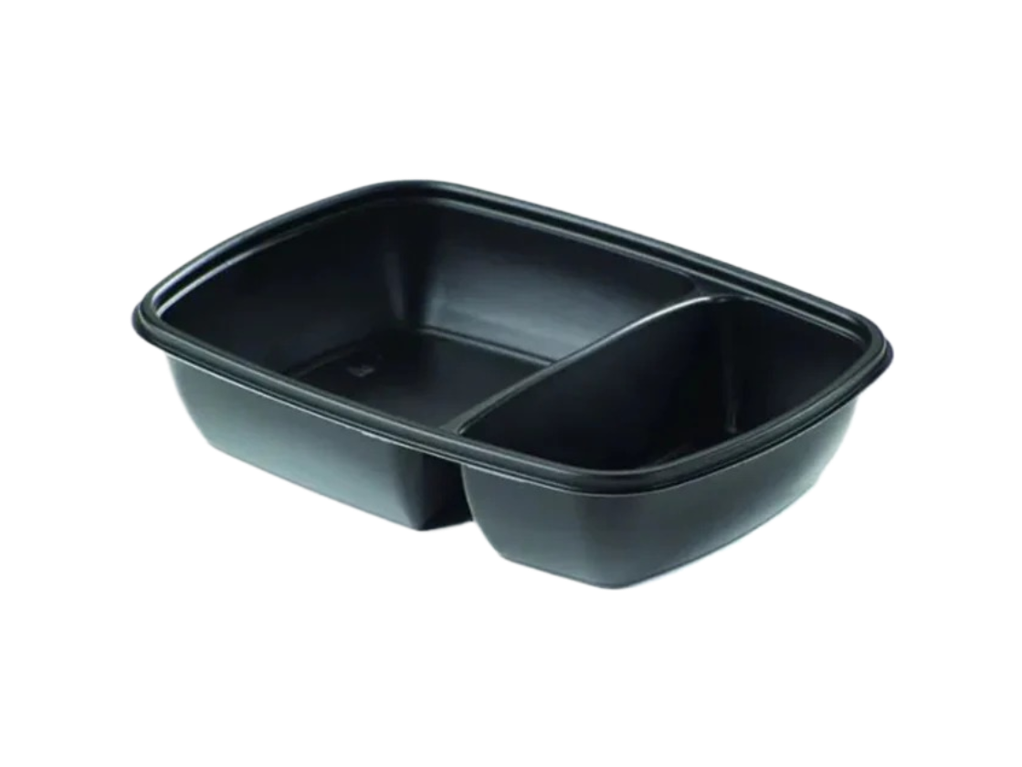2 Compartment Food Containers (300/600) – Desa Pack Limited
